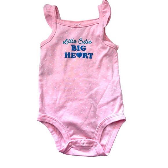 Carter's | One Pieces | Carters Little Cutie Big Heart Ruffled One ...